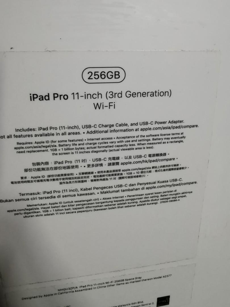 iPad Pro (3rd Generation) 11-inch, Mobile Phones & Gadgets, Tablets ...