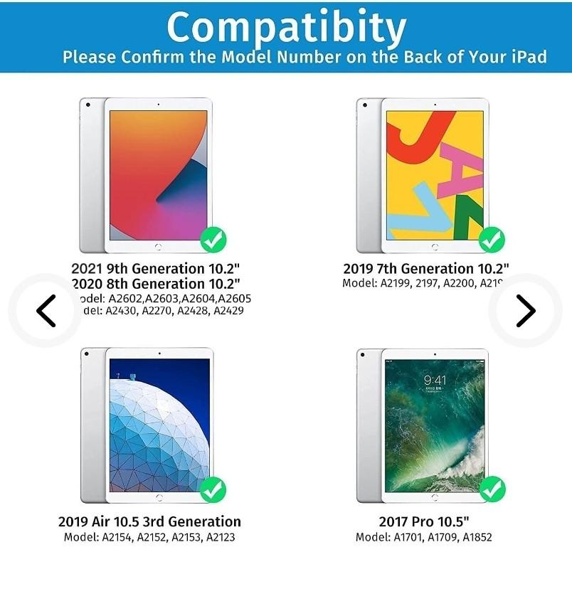 iPad 9th Generation JellyComb Keyboard Case 10.2"(2021)/8th Gen/7th Gen ...