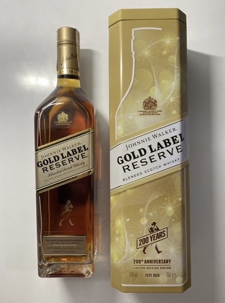 Johnnie Walker Gold Label 200th Anniversary Limited Edition 750ml, Food ...