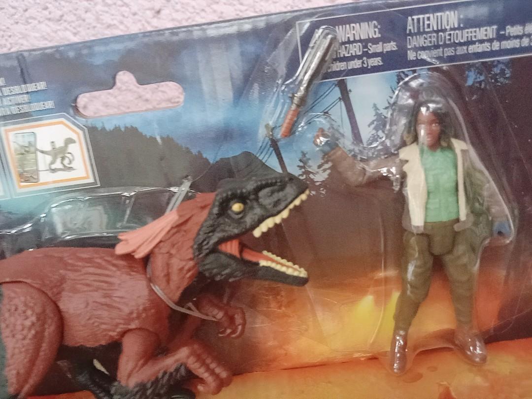 Jurassic World Dominion Pack Kayla Watts & Pyroraptor Dinosaur Action ...