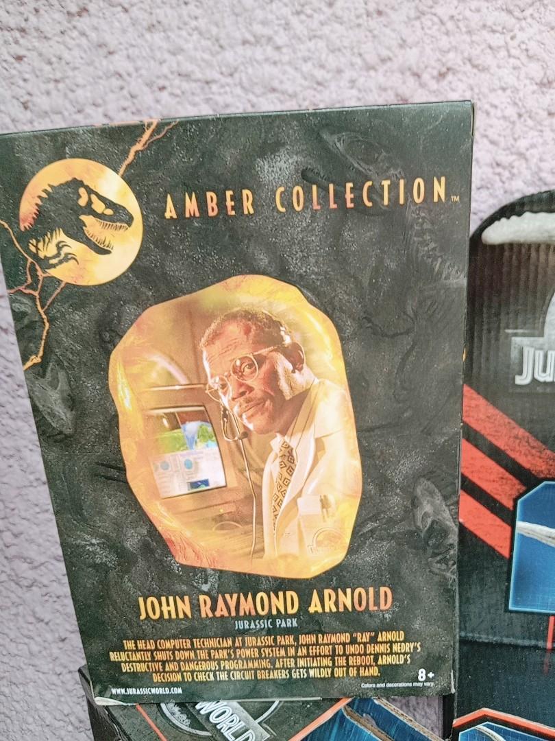 Jurassic World Jurassic Park Amber Collection John Raymond Arnold ...