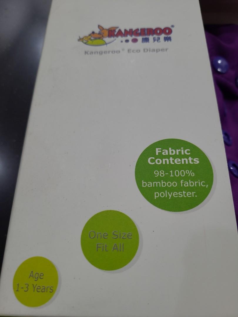 Kangaroo Bamboo Cloth Echo Diapers, Babies & Kids, Bathing & Changing ...