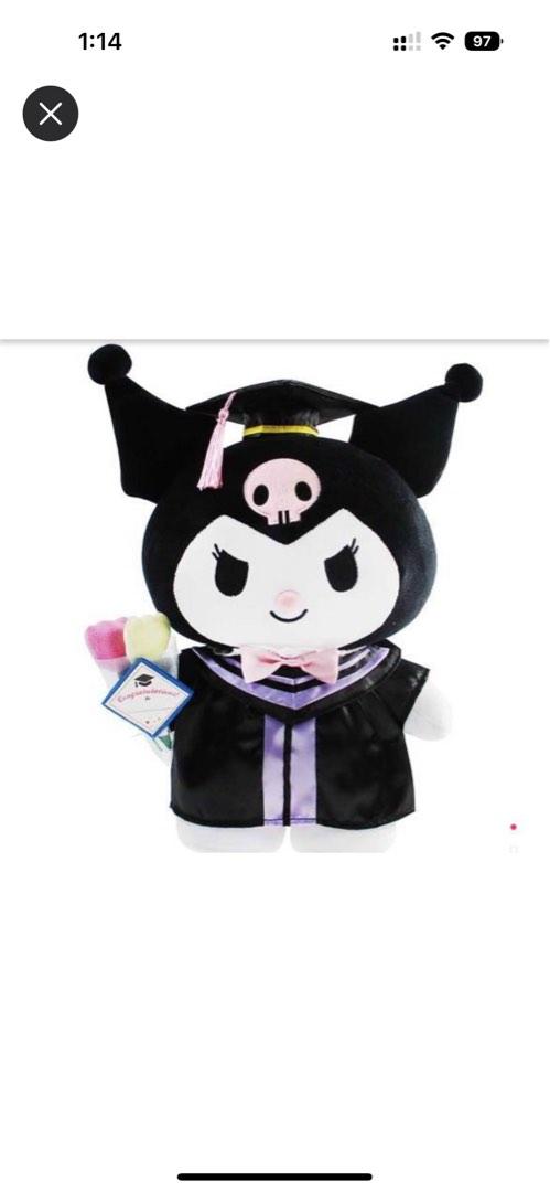 Kuromi 畢業公仔, 興趣及遊戲, 玩具 & 遊戲類 - Carousell