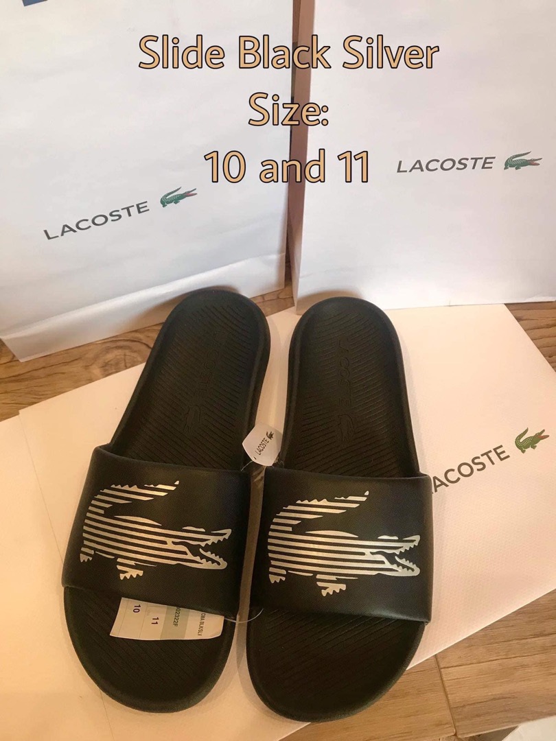 Lacoste men slides, Men's Fashion, Footwear, Slippers & Slides on Carousell