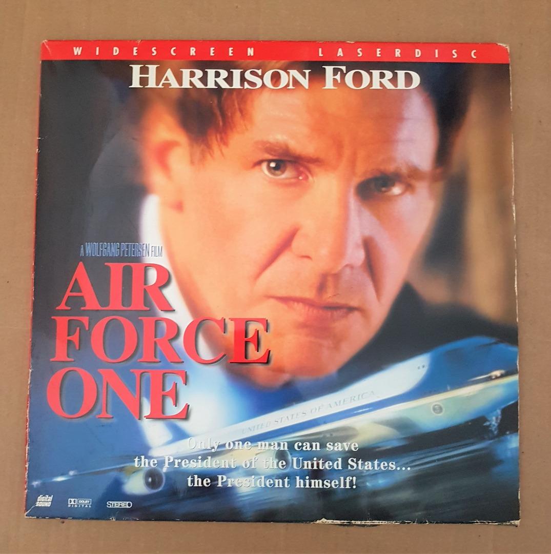 Laser Disc of Hollywood Blockbuster Movies, Air Force One, Harrison ...