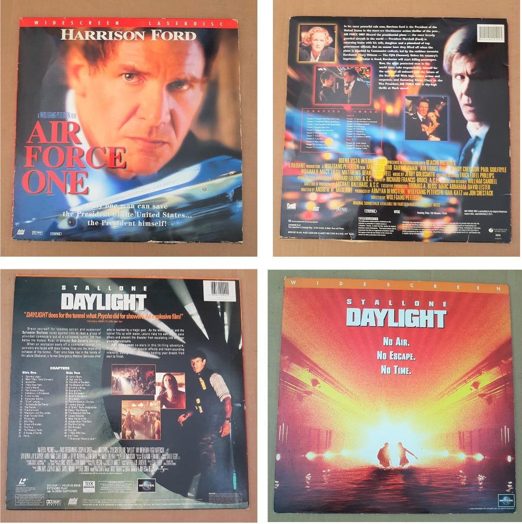 Laser Disc of Hollywood Blockbuster Movies, Air Force One, Harrison ...