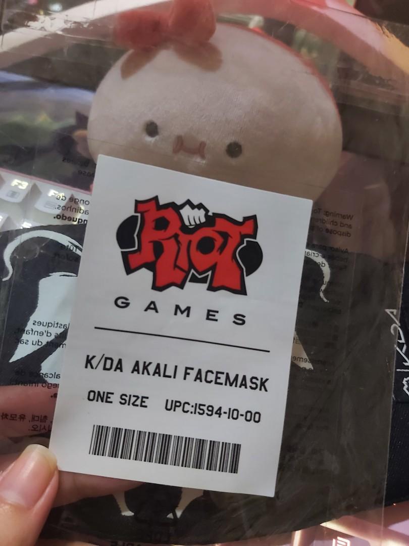 League of Legends K/DA Akali Mask (Glow in the Dark), Hobbies & Toys ...