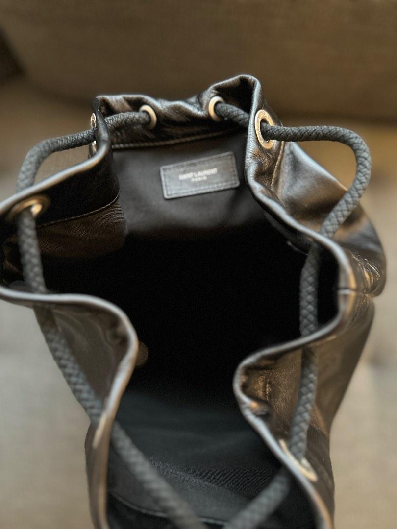 YSL Black City Sailor Backpack in Leather, Luxury, Bags & Wallets on ...