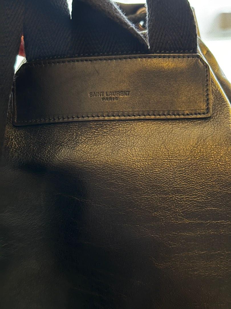 YSL Black City Sailor Backpack in Leather, Luxury, Bags & Wallets on ...