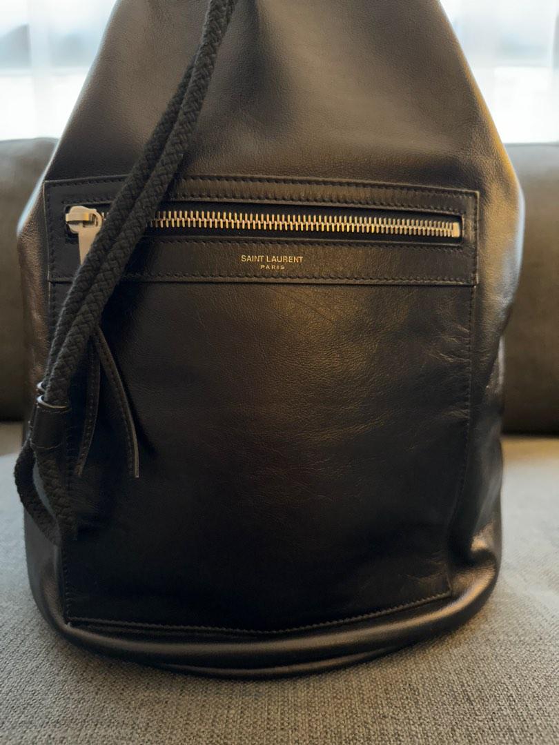 YSL Black City Sailor Backpack in Leather, Luxury, Bags & Wallets on ...