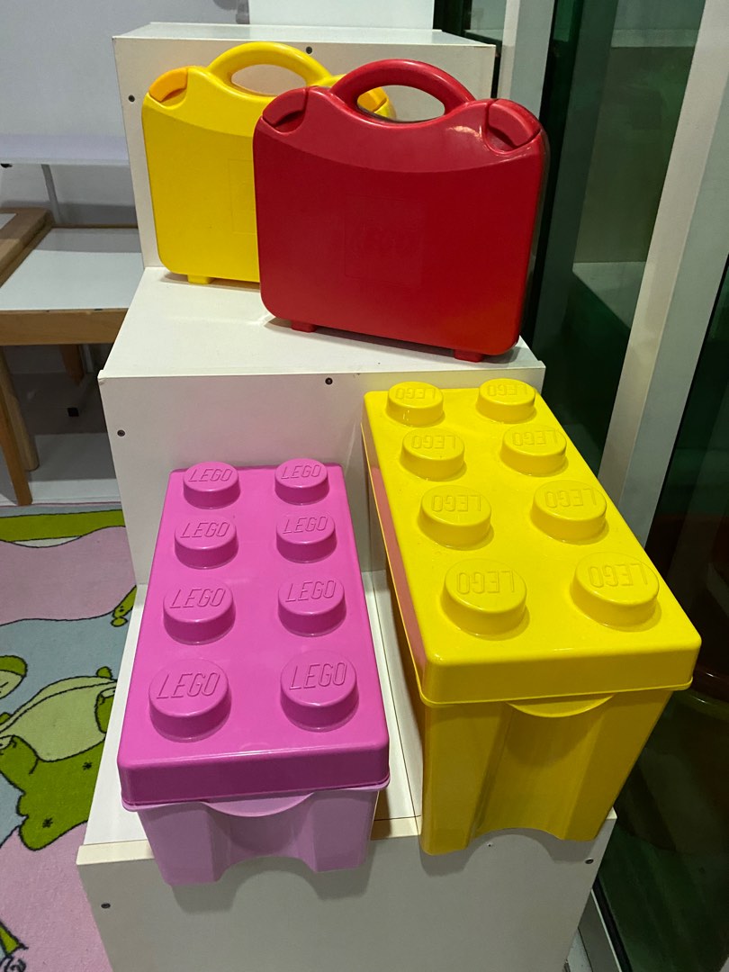 Lego boxes and carry cases, Hobbies & Toys, Toys & Games on Carousell
