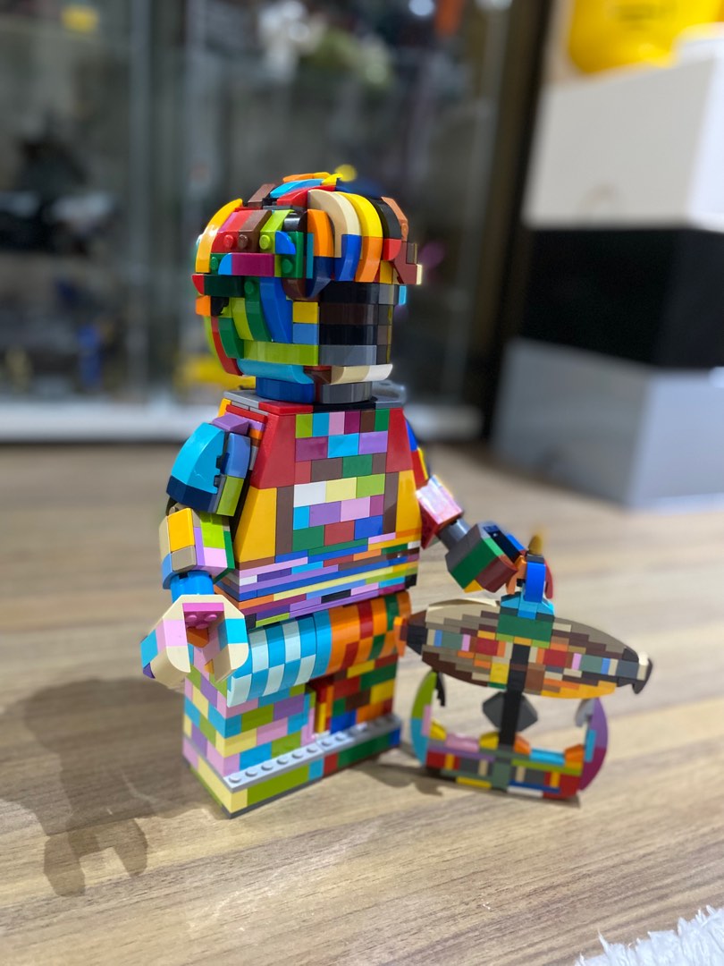 LEGO Multicolour Buildable Minifigure with Wau (MOC), Hobbies & Toys ...