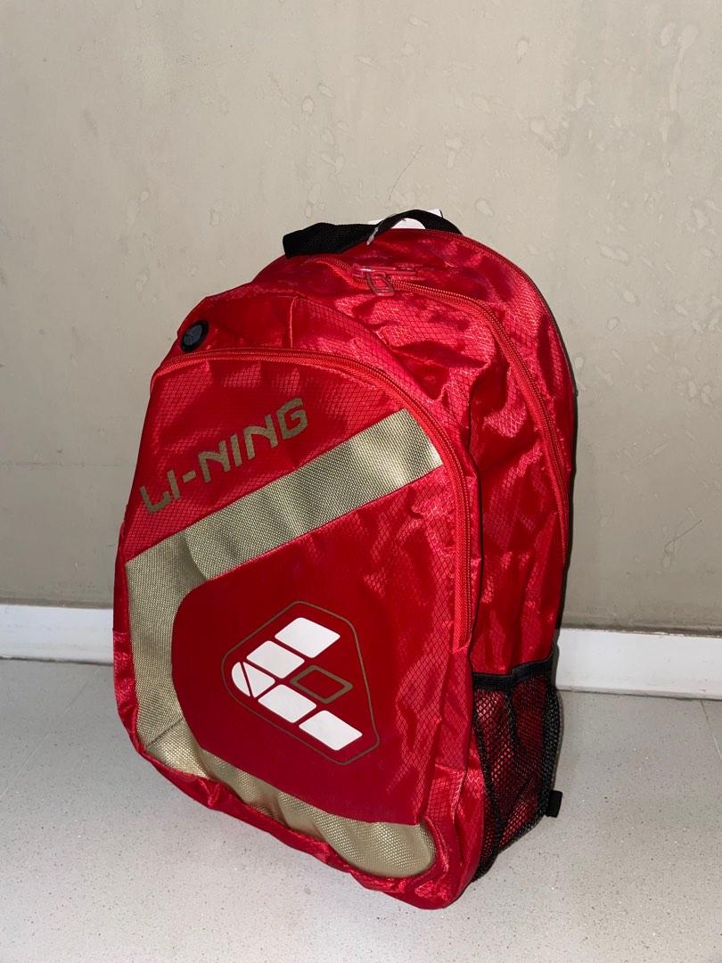 Li Ning Badminton Backpack, Men's Fashion, Bags, Backpacks on Carousell
