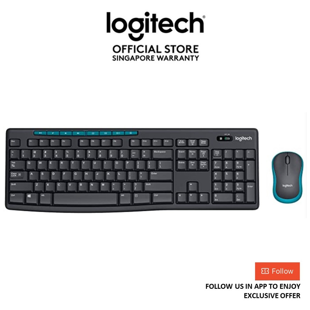 Logitech MK275 Wireless Keyboard and Mouse Combo MMZ1161, Computers ...