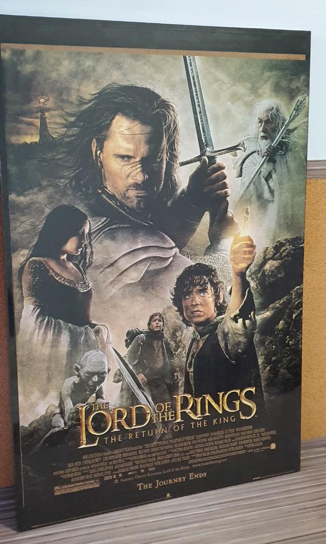 Lord of the rings Movie Poster, Hobbies & Toys, Memorabilia ...