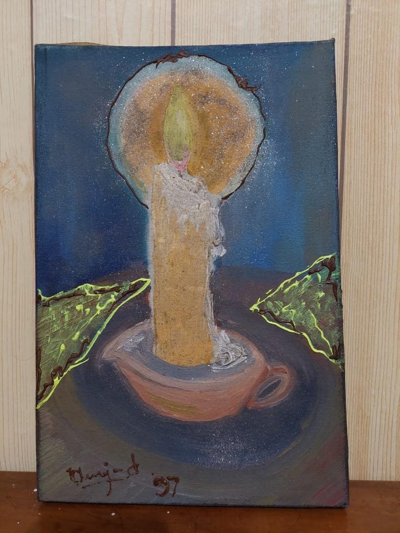 Lukisan Karya Umi Dachlan Tahun 1997, Antik, Pajangan di Carousell