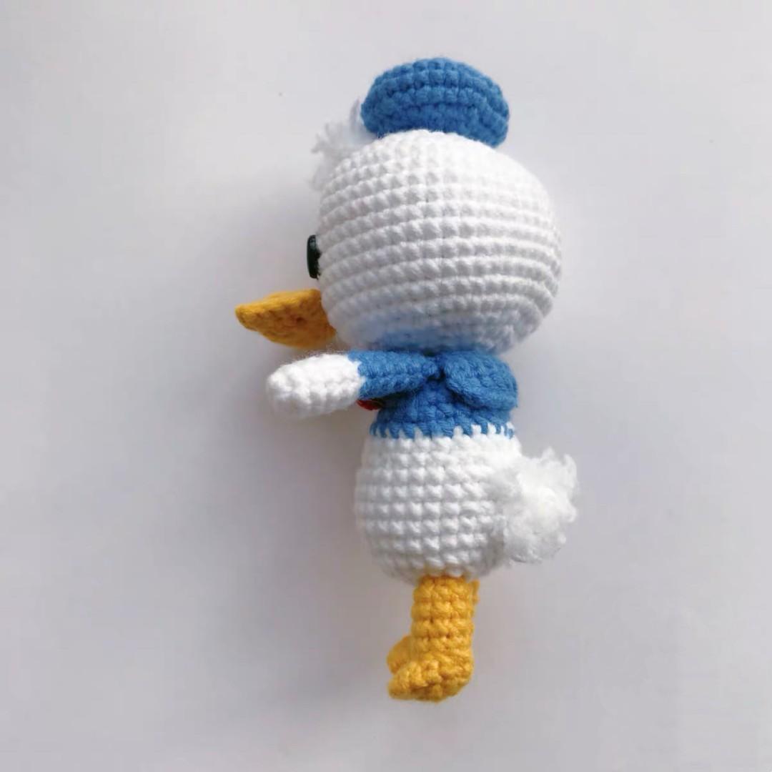 made to order crochet amigurumi / donald duck toy, Hobbies & Toys ...