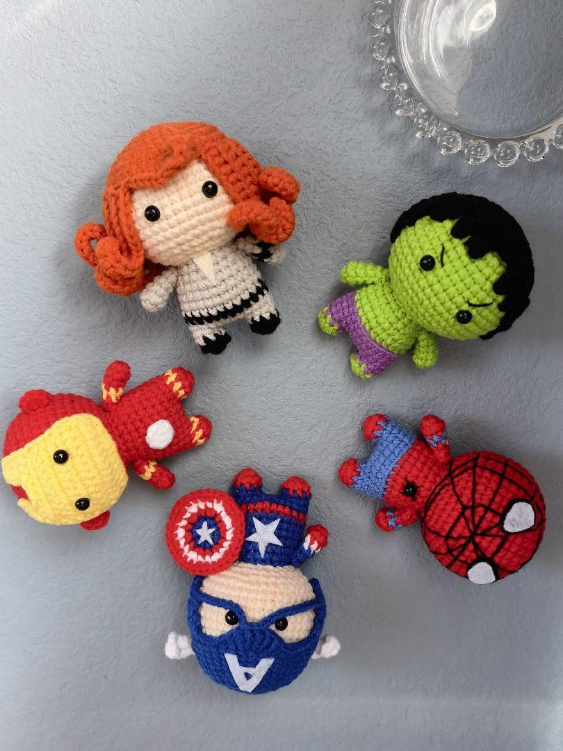made to order marvel crochet characters / hulk / black widow ...
