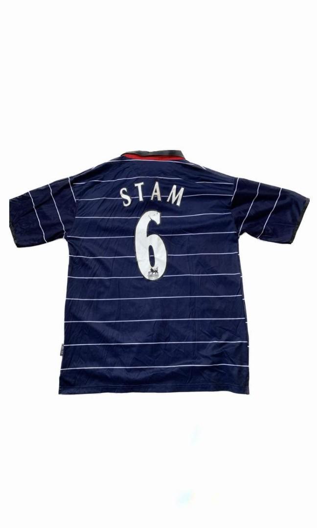 Manchester United "Stam" Football jersey, Men's Fashion, Tops & Sets ...