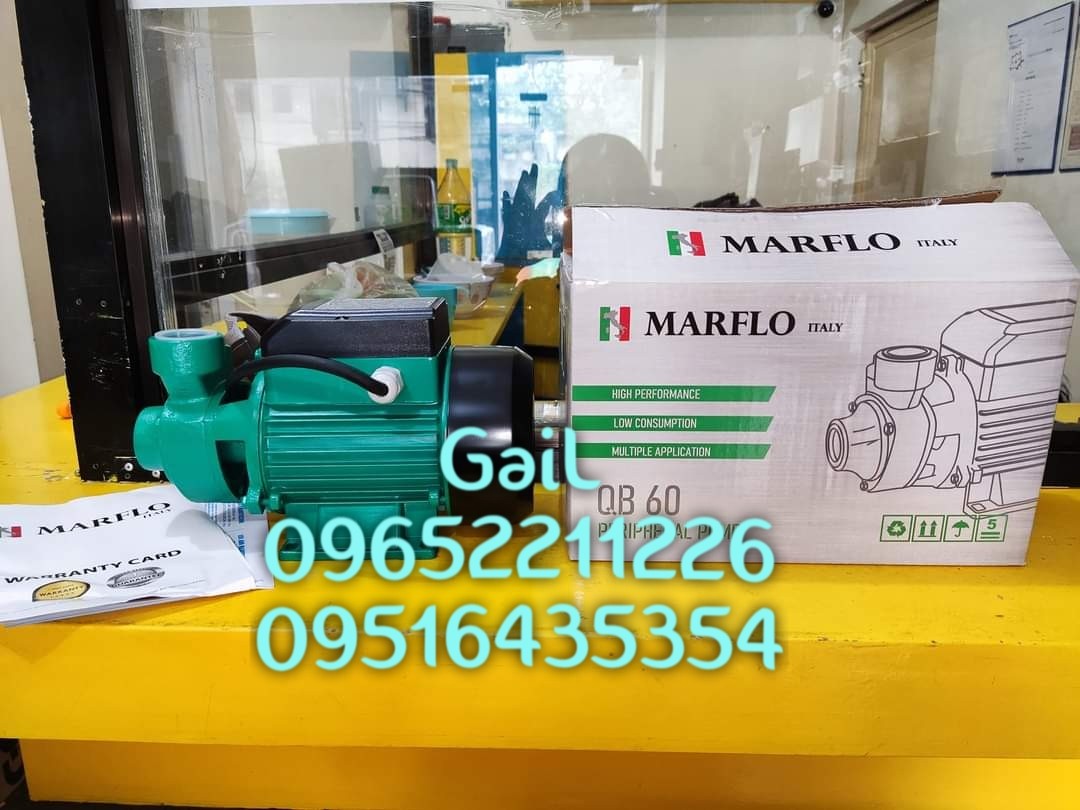 MARFLO 0.5HP Peripheral Booster Pump (QB60), Commercial & Industrial ...