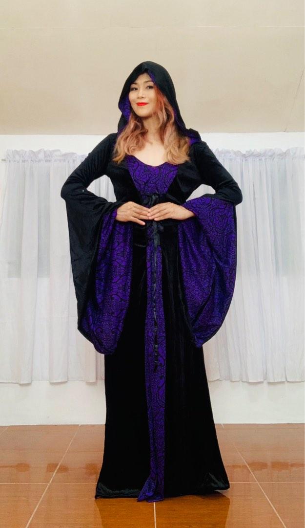 Medieval Vampire Witch hooded dress/ Costume / cosplay, Women's Fashion ...