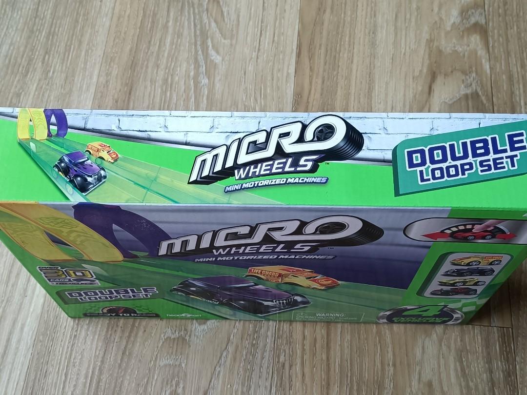 Micro Wheels Mini Motorized Machines Double Loop Set, Hobbies & Toys ...