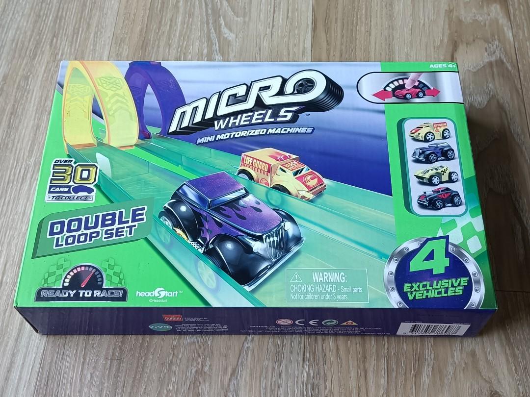 Micro Wheels Mini Motorized Machines Double Loop Set, Hobbies & Toys ...