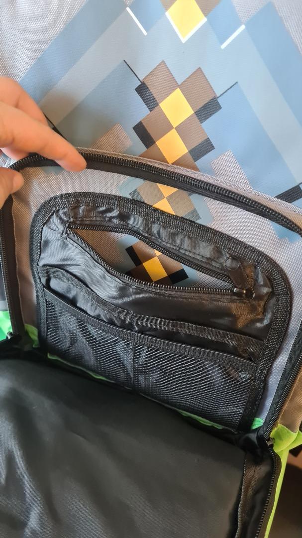 Minecraft School Bags, Women's Fashion, Bags & Wallets, Backpacks on ...
