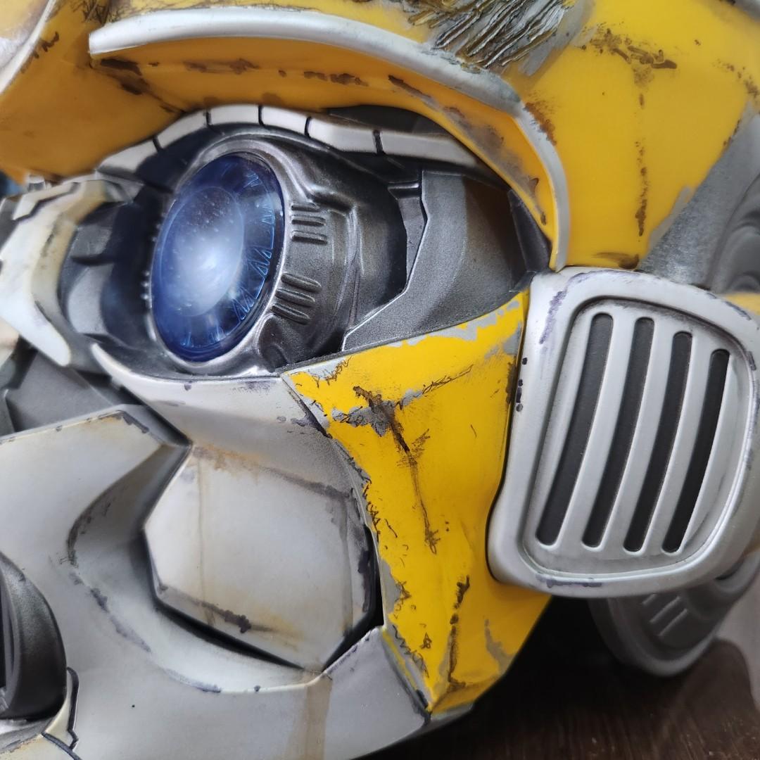 Modded Hasbro Bumble Bee electronic helmet, Hobbies & Toys, Toys & Games on Carousell