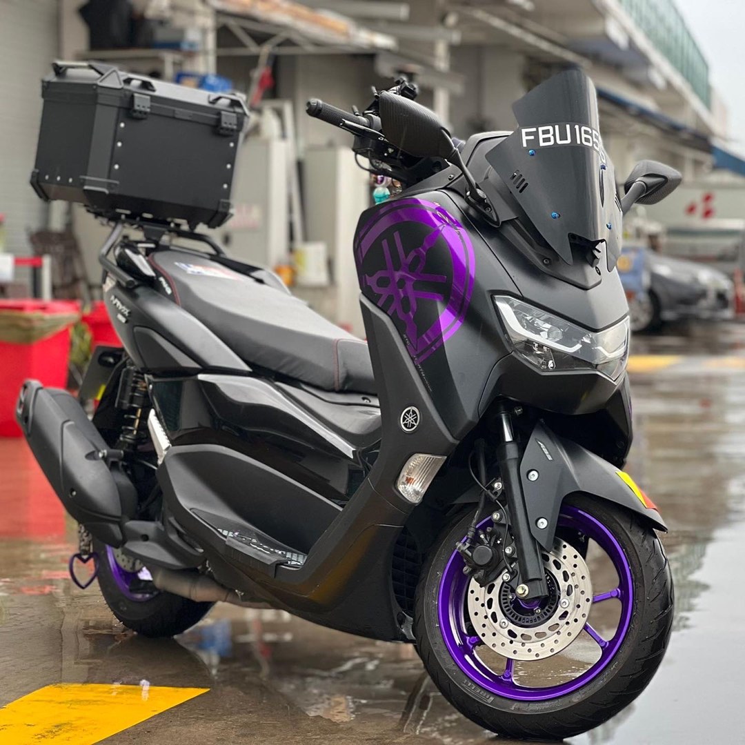 Motorcycle Rims Spray Painting - Yamaha Nmax 155, Motorcycles ...