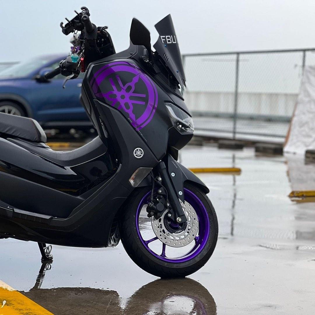 Motorcycle Rims Spray Painting - Yamaha Nmax 155, Motorcycles ...