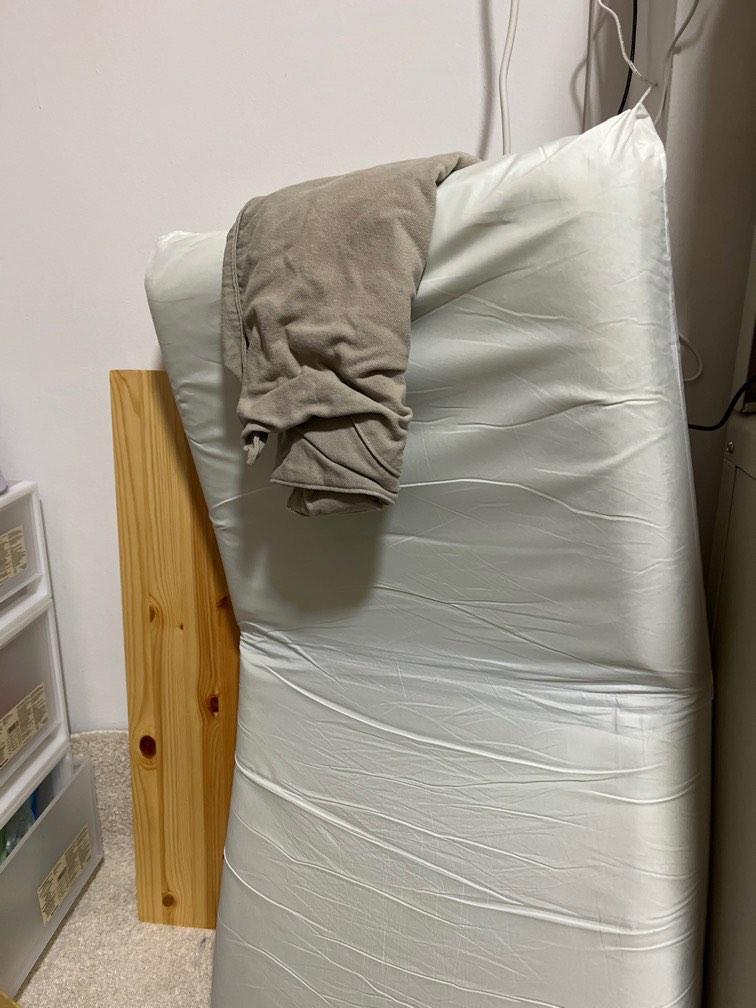 Muji Pine Low Table & S Floor Chair in Beige, Furniture & Home Living ...