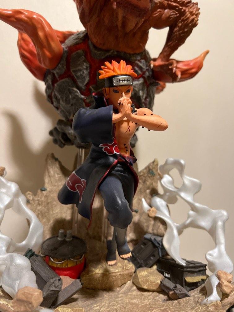 Naruto GK figure Pain and kurama statue Nine tails, Hobbies & Toys ...