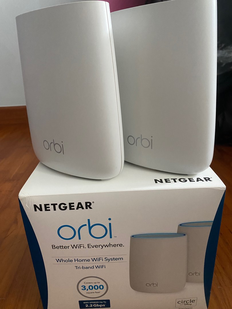 Netgear Orbi RBK20 Mesh Tri-band Wifi, Computers & Tech, Parts ...