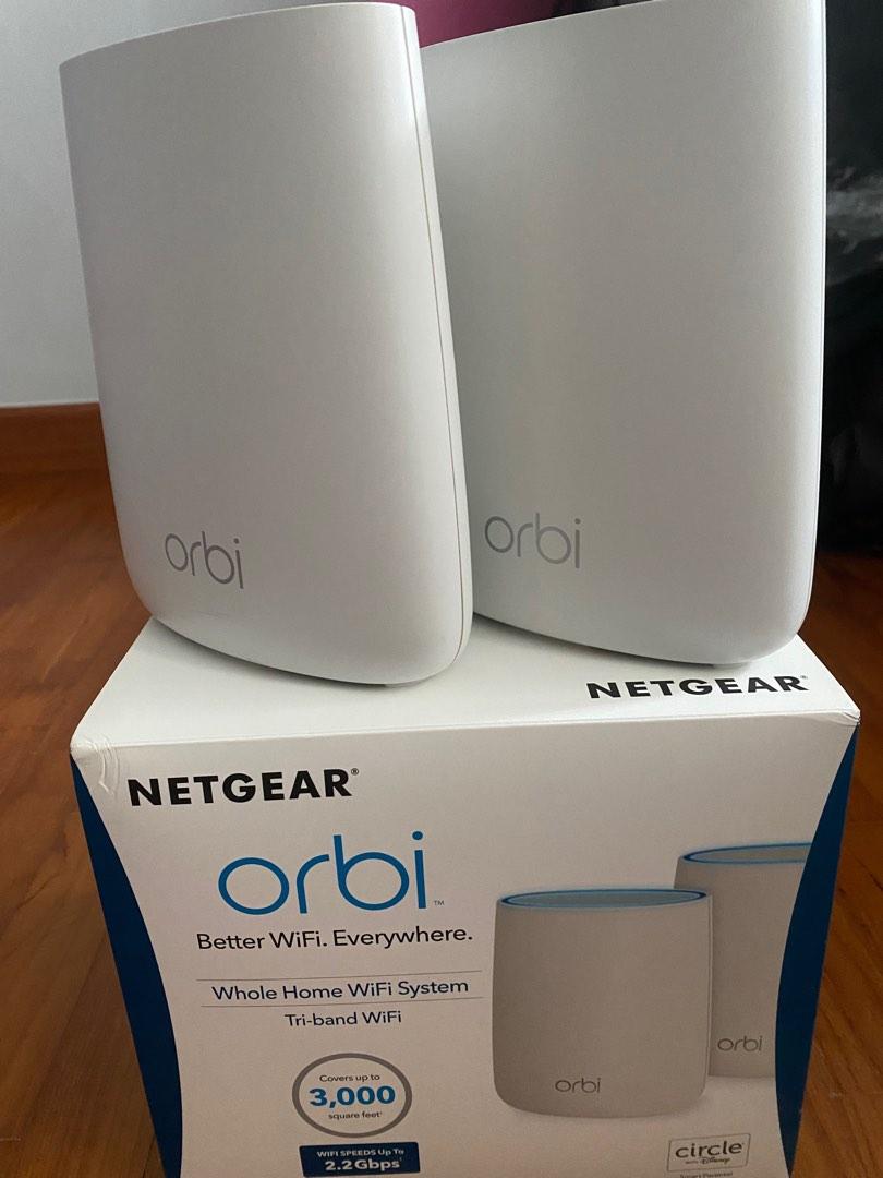 Netgear Orbi RBK20 Mesh Tri-band Wifi, Computers & Tech, Parts ...