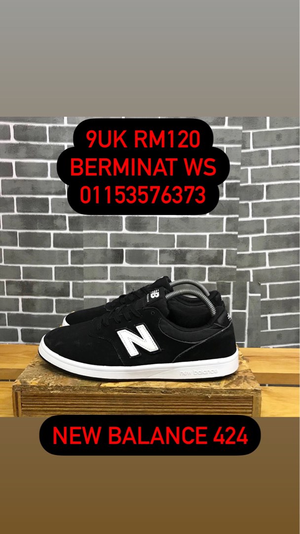 New Balance 424, Men's Fashion, Footwear, Sneakers on Carousell