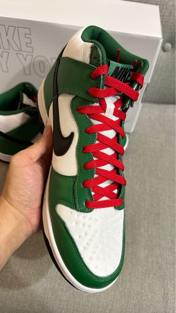 Nike Dunk high by you Heineken Lucky Green US 10.5 UK 9.5, Men's ...
