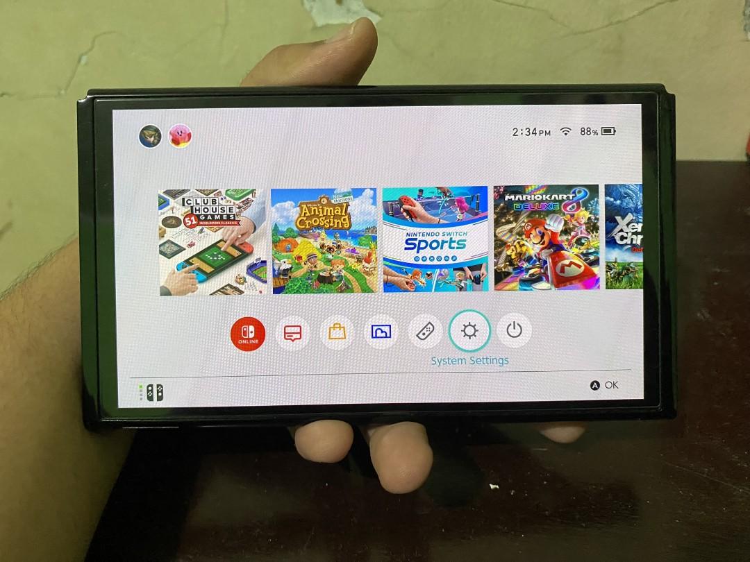 Nintendo Switch OLED Atmosphere CFW 256GB Like New Fullset, Video Game ...