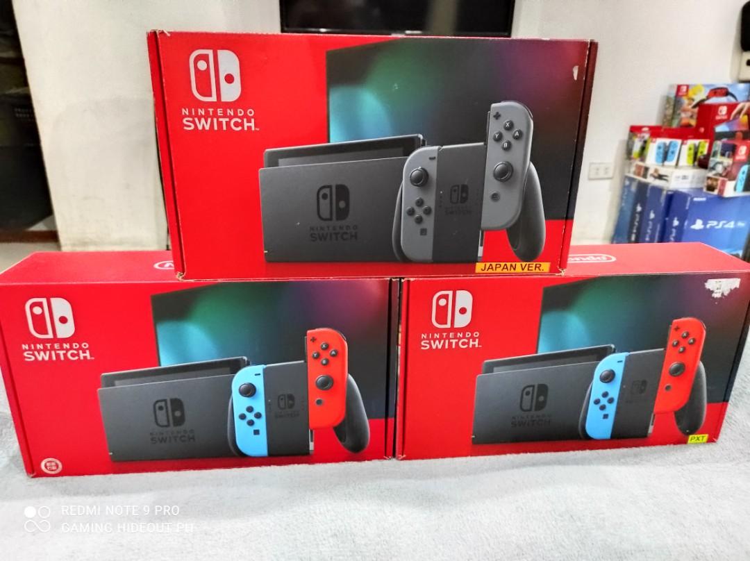 Nintendo Switch V2 Complete Set, Video Gaming, Video Game Consoles ...