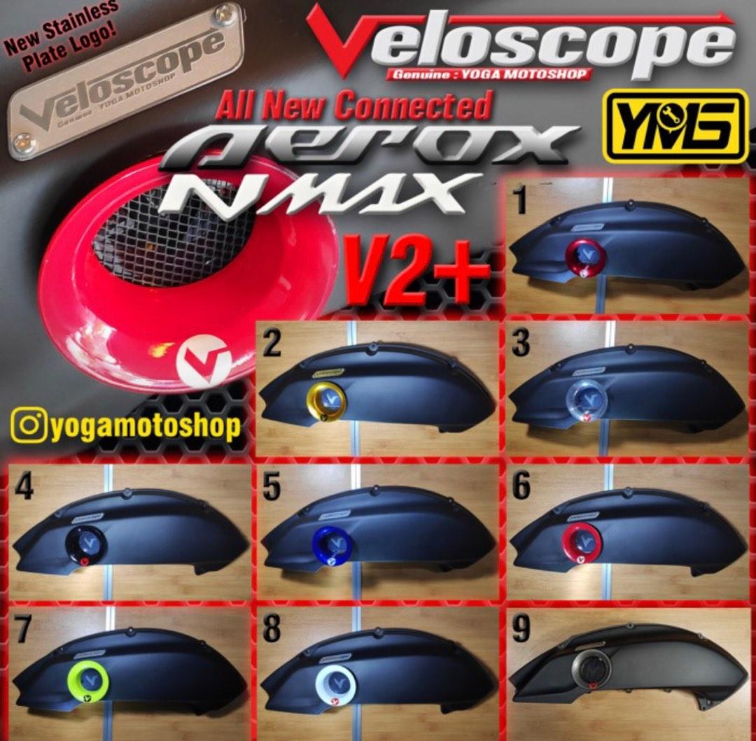 Nmax v2 / aerox v2 veloscope ori carbon Kevlar. Not water transfer ...