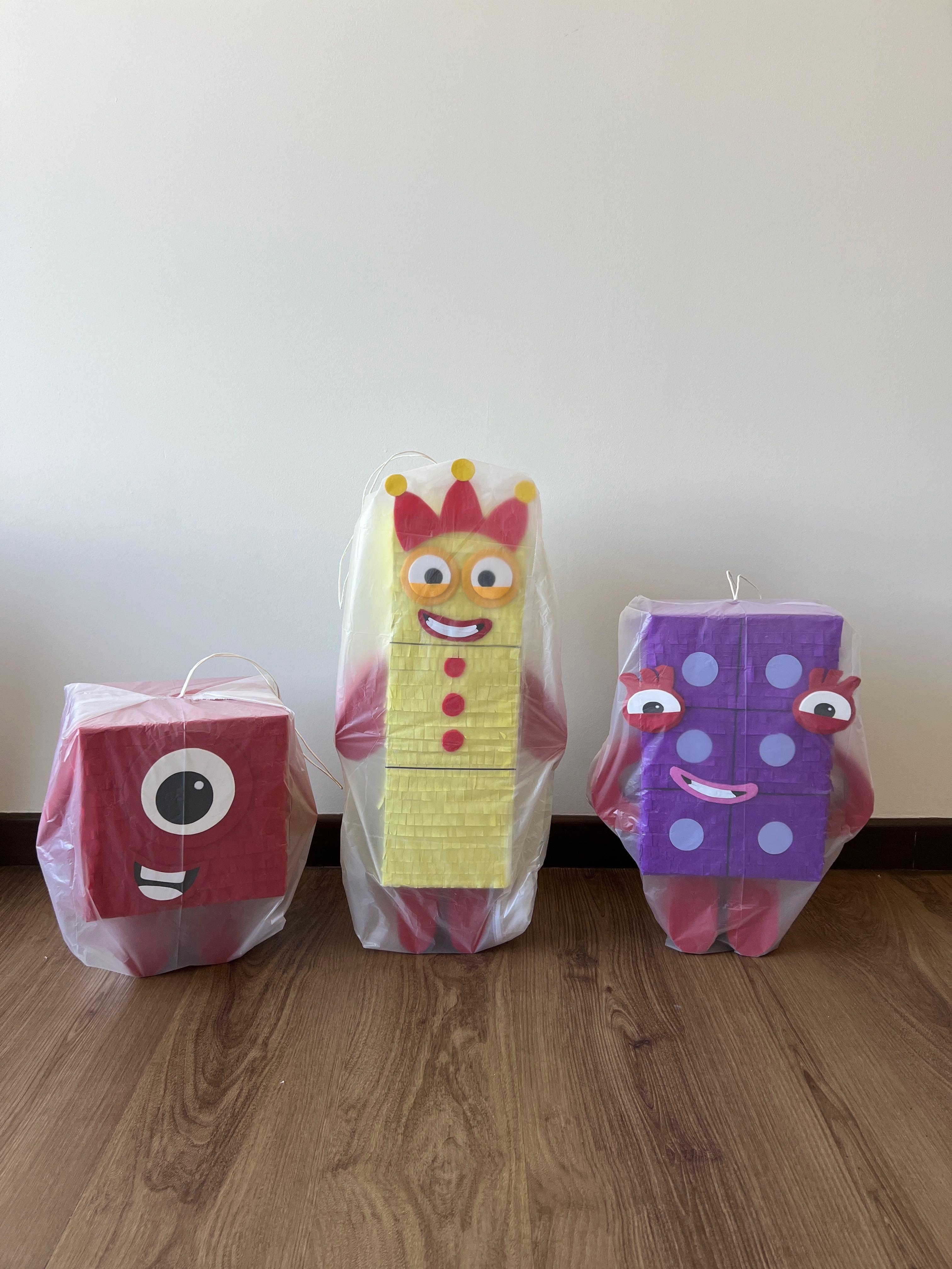 Number Blocks Pinata, Hobbies & Toys, Stationery & Craft, Handmade ...