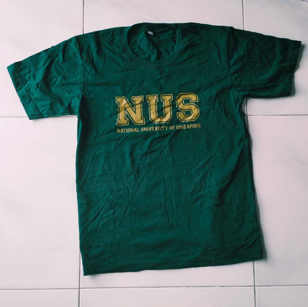 NUS Green Shirt, Men's Fashion, Tops & Sets, Tshirts & Polo Shirts on ...