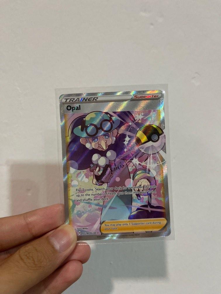 Opal Trainer Full Art TG (Pokemon TCG: Lost Origin), Hobbies & Toys ...