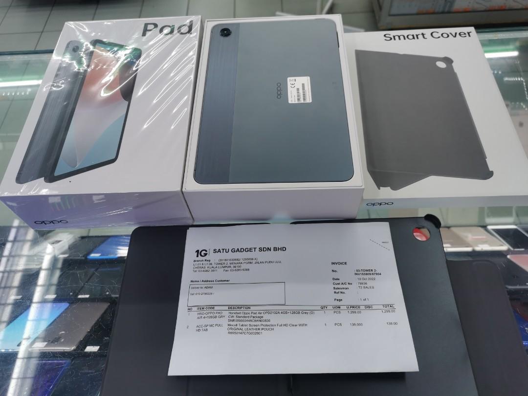 OPPO PAD AIR 10.36 WIFI 4GB RAM 128GB ROM 7100MAH BATTERY FAST CHARGE ...