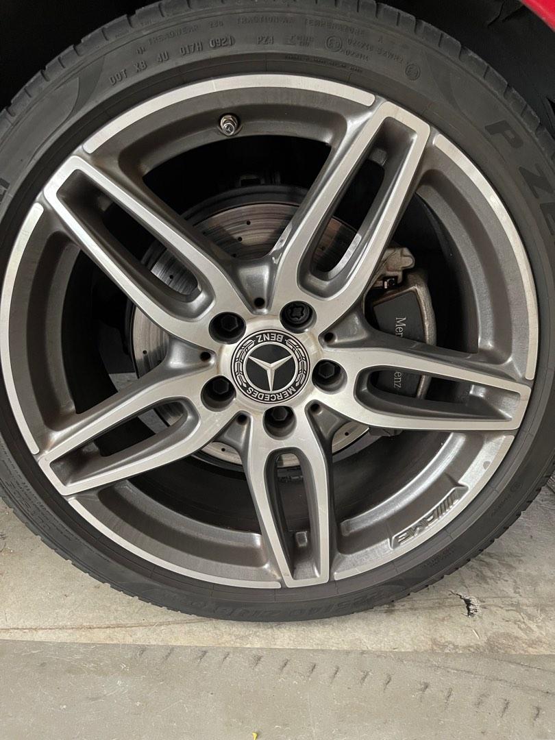 Original Amg 18inch Rims, Car Accessories, Tyres & Rims on Carousell