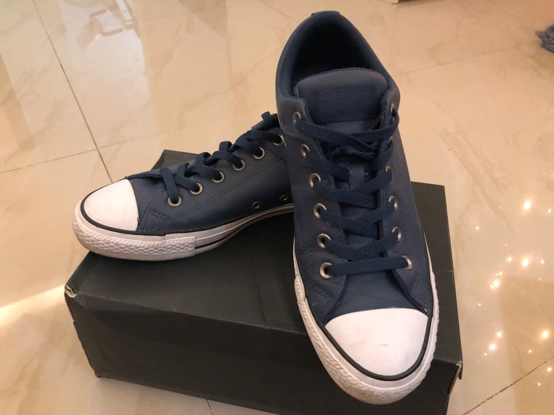 Original Converse Chuck Taylor All Star Leather Unisex Low-Top, Men's ...