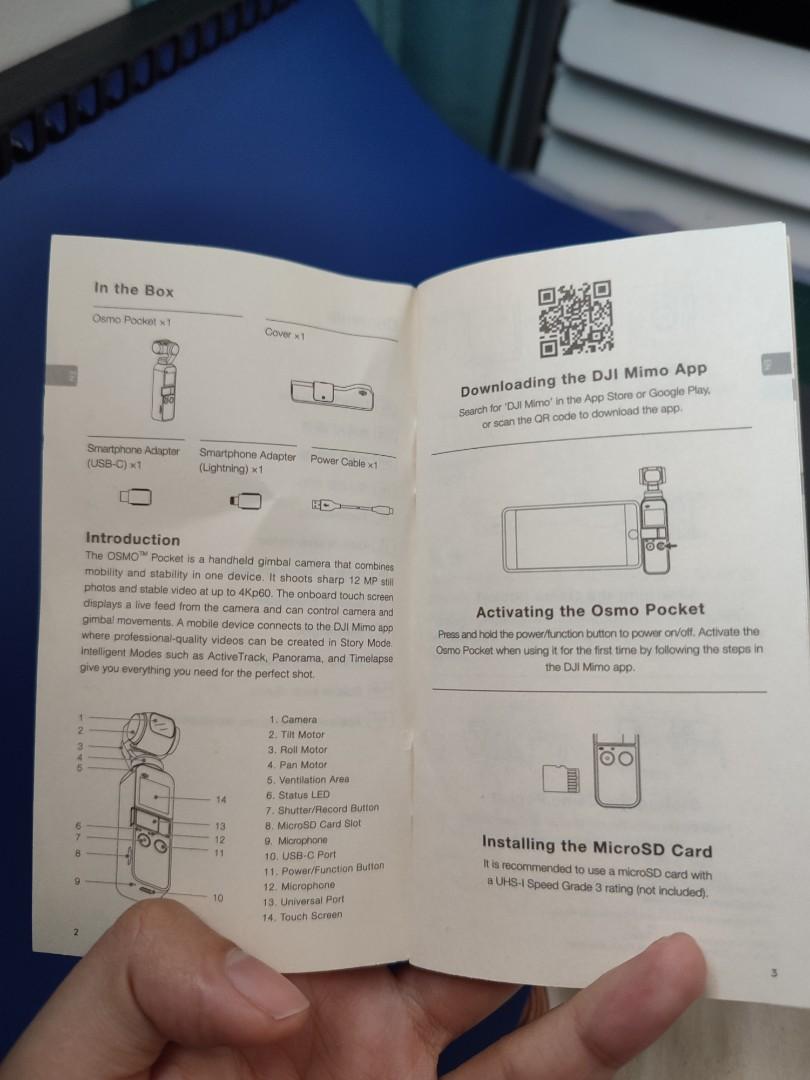 OSMO Pocket (Unit and Case only), Photography, Video Cameras on Carousell