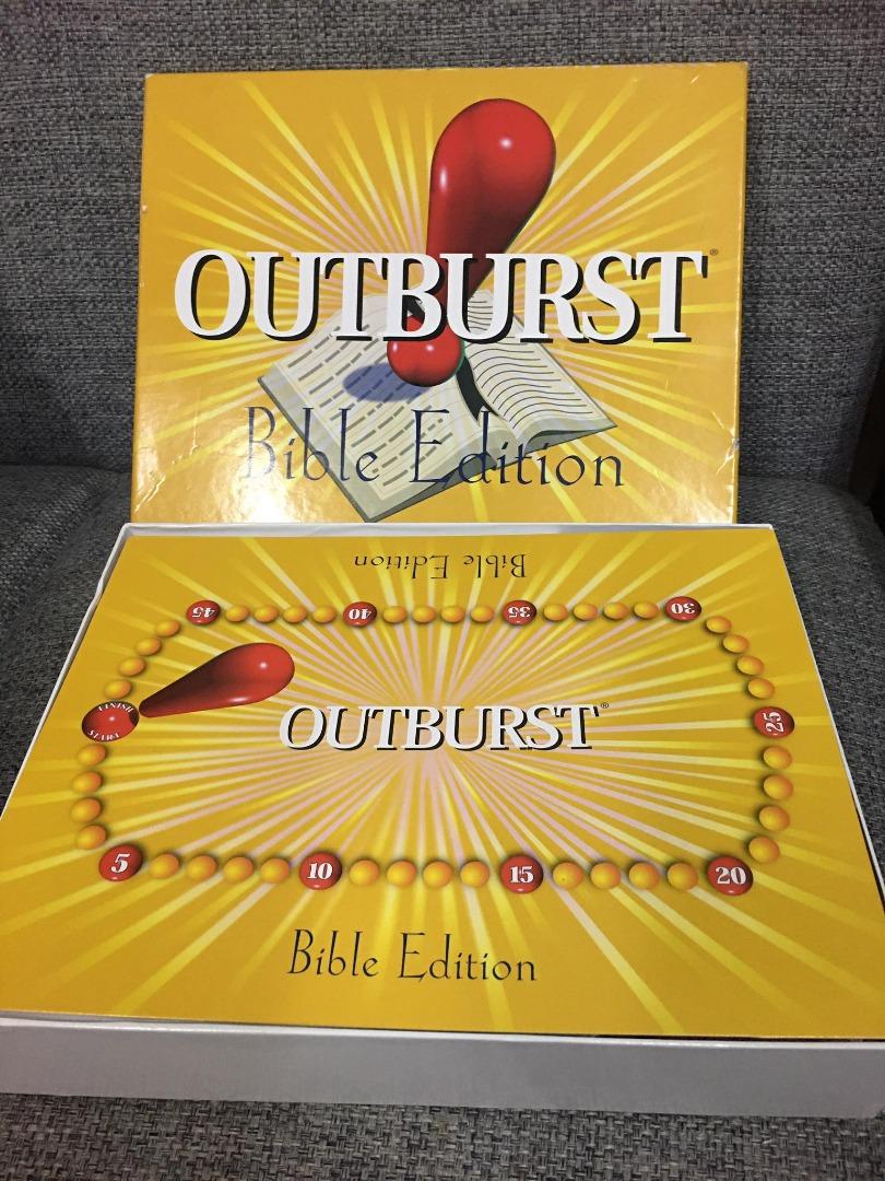 Outburst Bible Edition, Hobbies & Toys, Toys & Games on Carousell