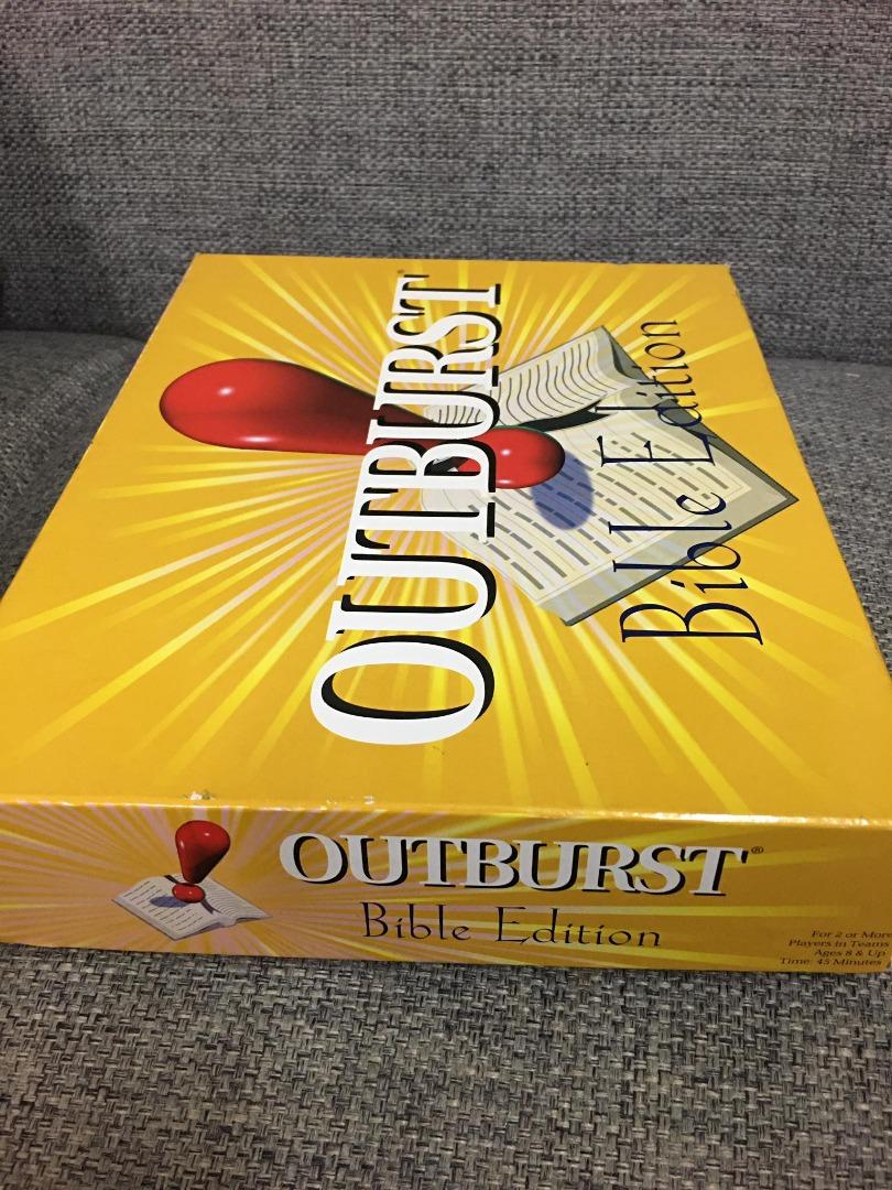 Outburst Bible Edition, Hobbies & Toys, Toys & Games on Carousell