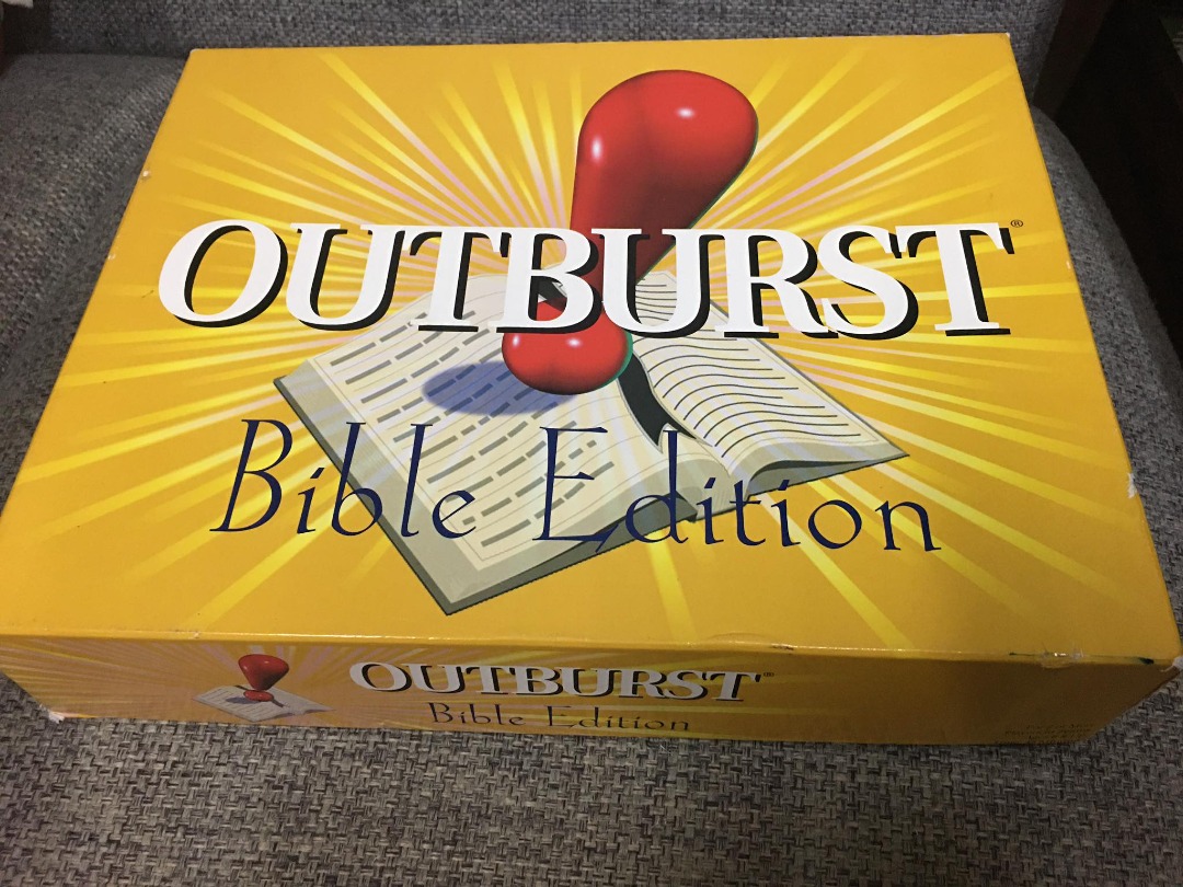 Outburst Bible Edition, Hobbies & Toys, Toys & Games on Carousell